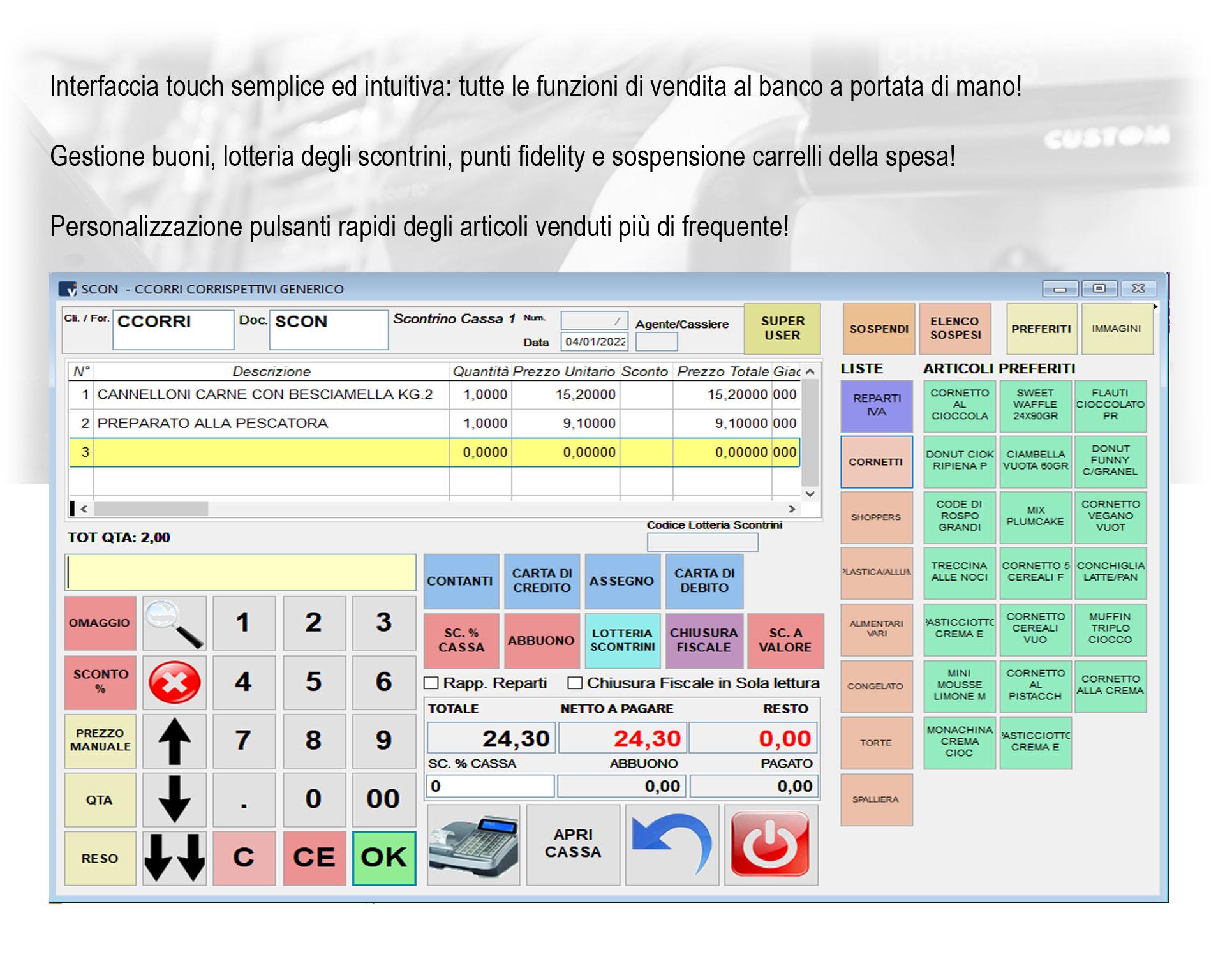 eService Retail - Erika sistemi